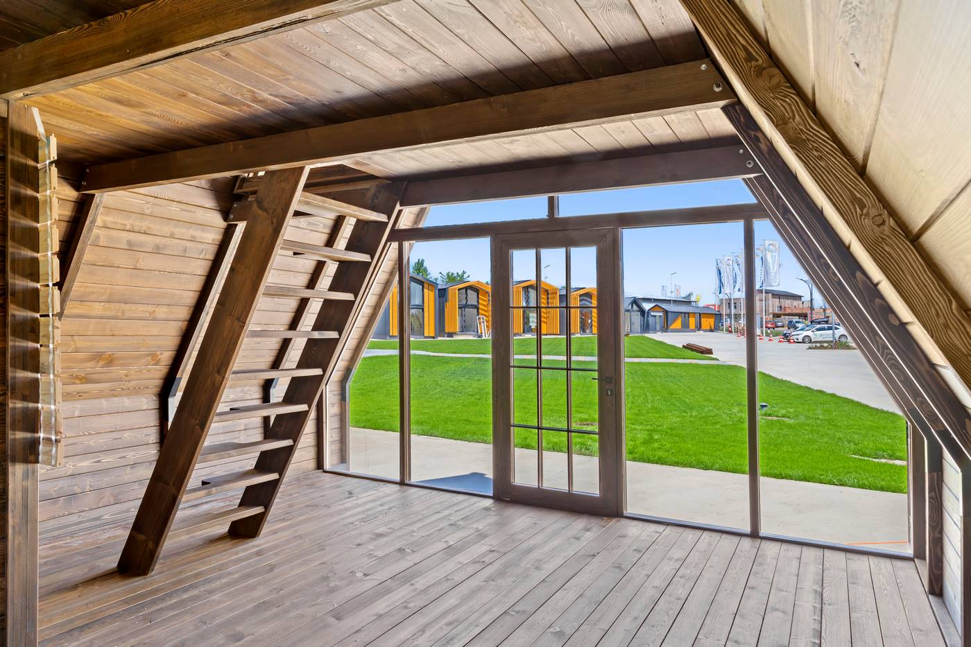 Qtm Original, casa modulara A Frame, sistem interblocare ...